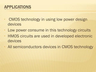 Cmos technology | PPT