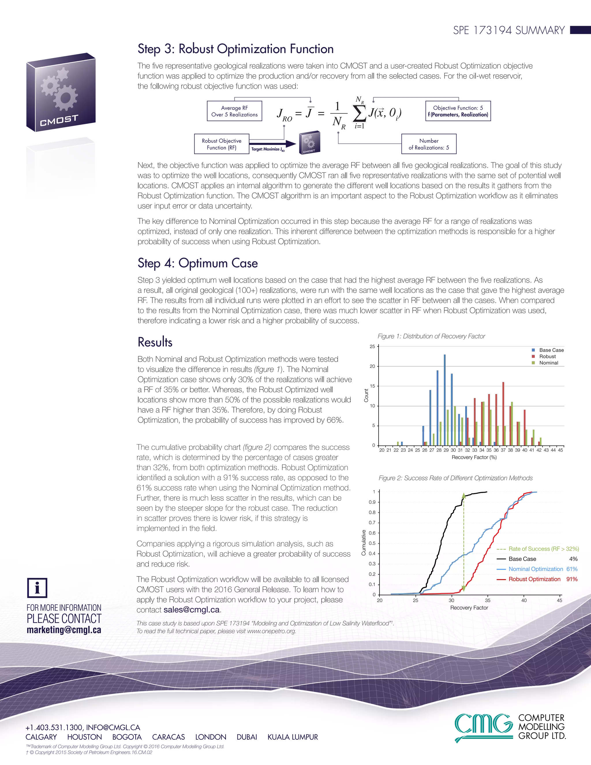Robust Optimization Under Geological Uncertainty - Case Study by CMG | PDF
