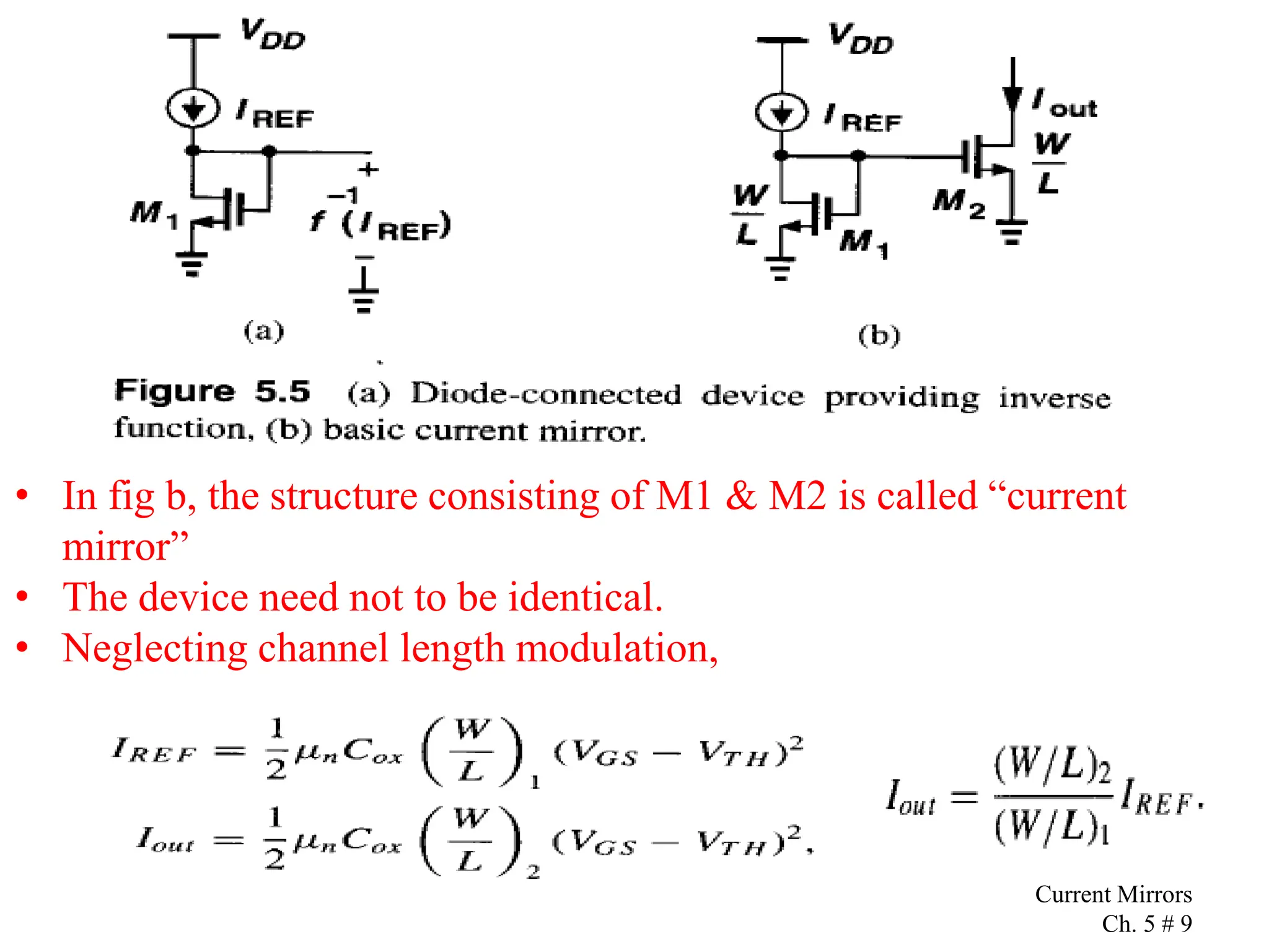 cmos Unit passive and active current mirrors 3 2023-24.ppt
