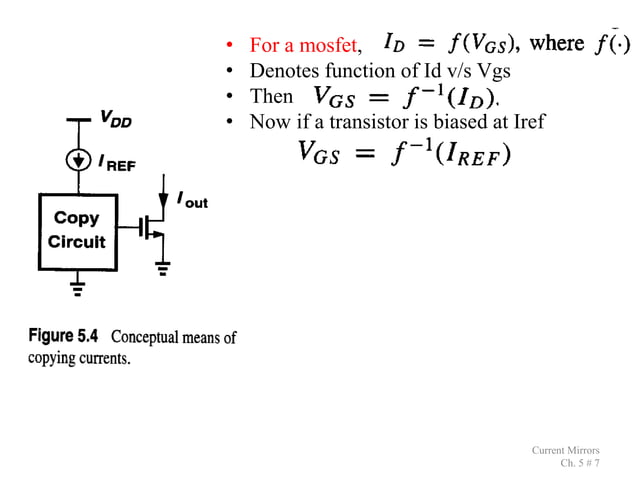 cmos Unit passive and active current mirrors 3 2023-24.ppt | Physics ...