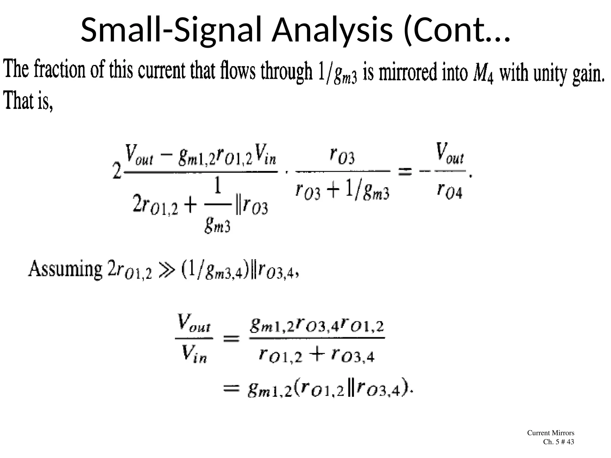Analog Cmos Vlsi Design Unit 3 2023 24 Ppt