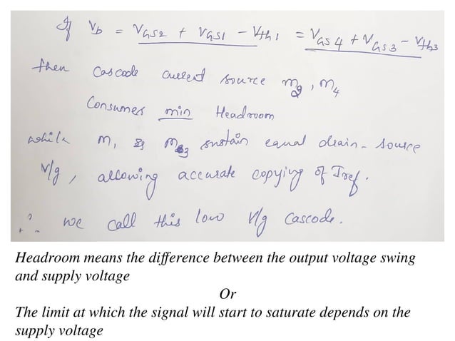 Analog Cmos Vlsi Design Unit 3 2023 24ppt