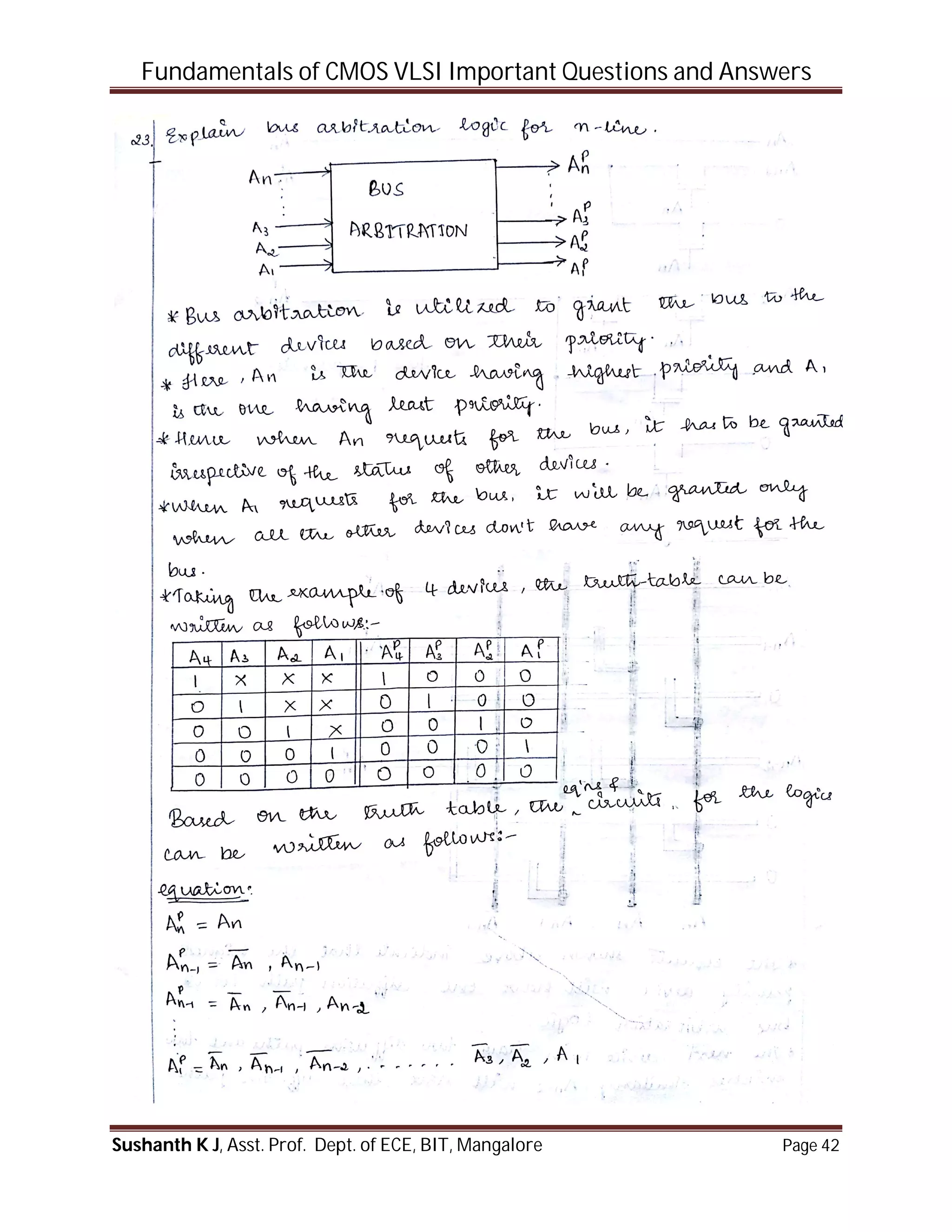 Fundamentals of CMOS VLSI Assignment questions with answers | PDF | Technology & Computing