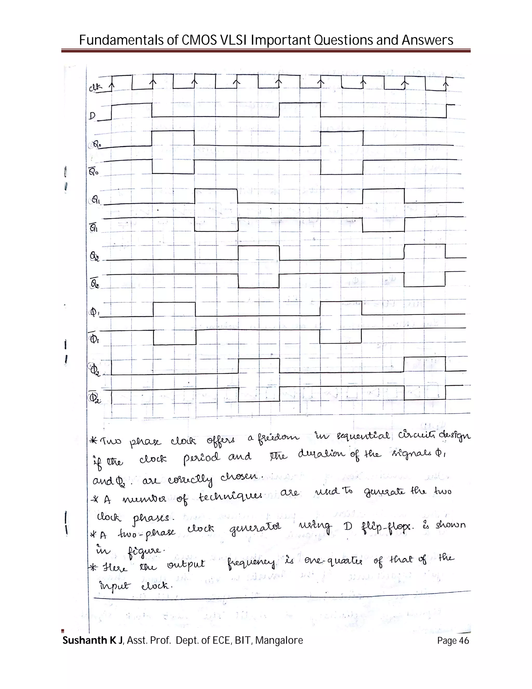 Fundamentals of CMOS VLSI Assignment questions with answers | PDF