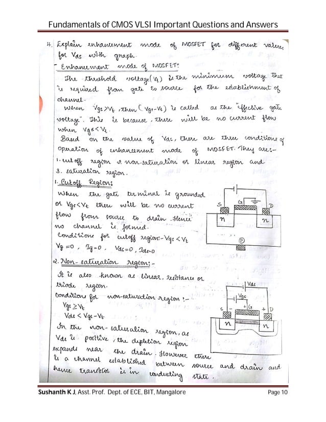 Fundamentals of CMOS VLSI Assignment questions with answers | PDF | Technology & Computing
