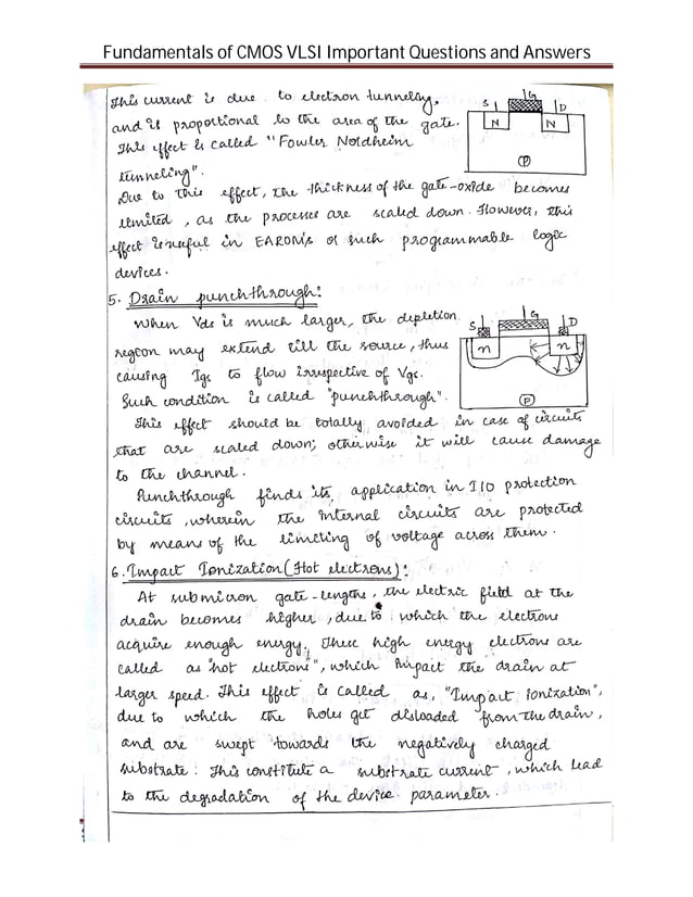 Fundamentals of CMOS VLSI Assignment questions with answers | PDF | Technology & Computing