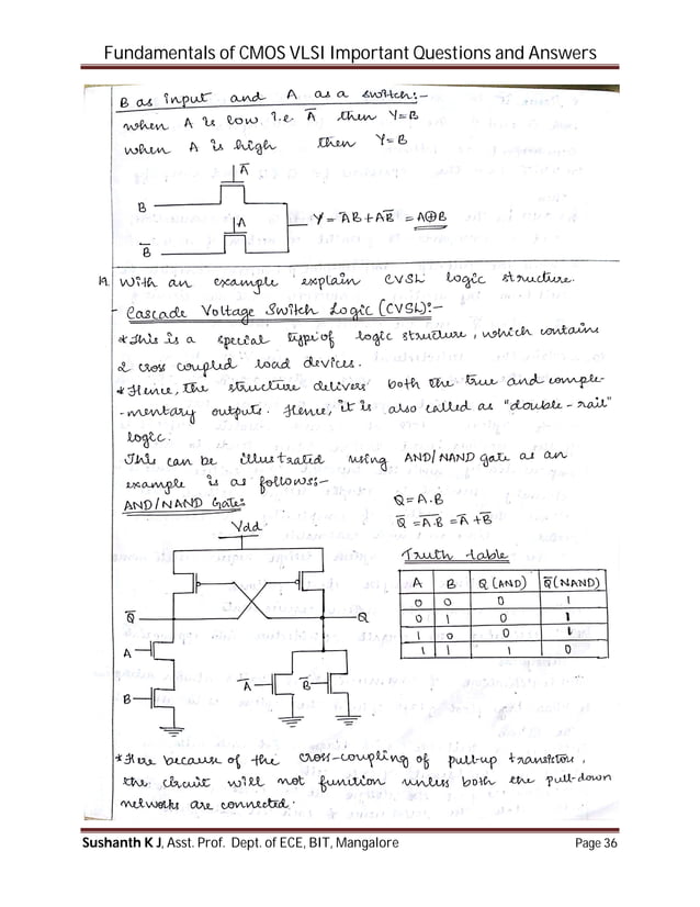 Fundamentals of CMOS VLSI Assignment questions with answers | PDF | Technology & Computing