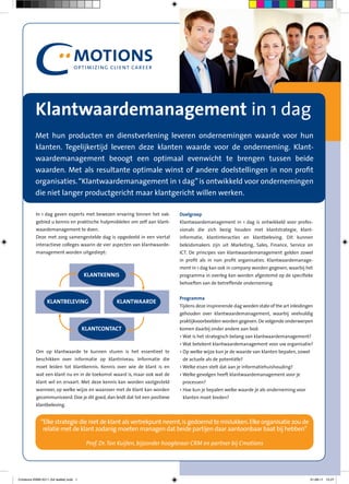 Cmotions kwm 2011 | PDF