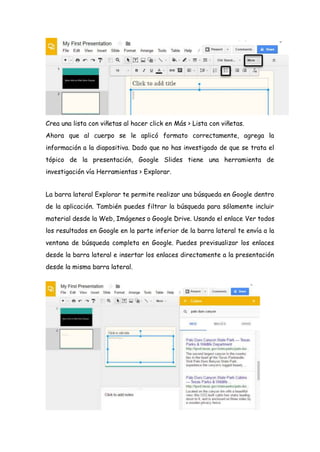 Cómo usar google slides | PDF