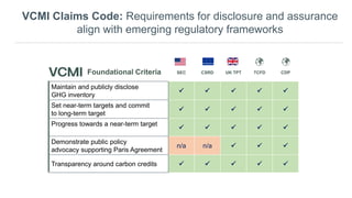 8th Strategic Dialogue of the CMP - Mark Kenber, VCMI | PDF | Environment | Science