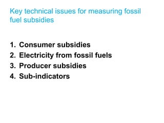 Aligning prices and fiscal policy for the SDGs and the Paris Agreement: Fossil fuel subsidies ...