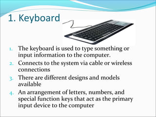 Cmp104 lec 3 component of computer | PPT