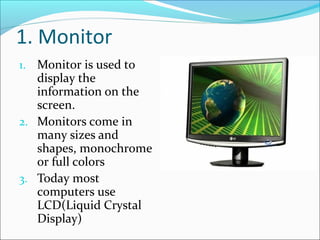 Cmp104 lec 3 component of computer | PPT