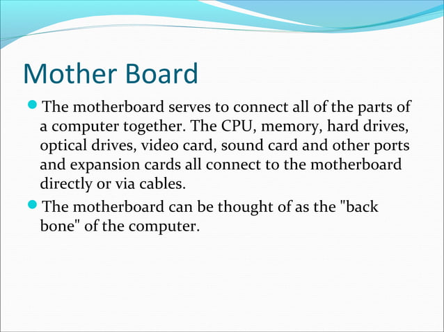Cmp104 lec 3 component of computer | PPT | Operating Systems | Computer ...