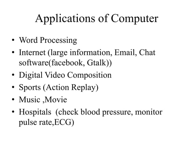 Cmp104 lec 4 types of computer | PPT