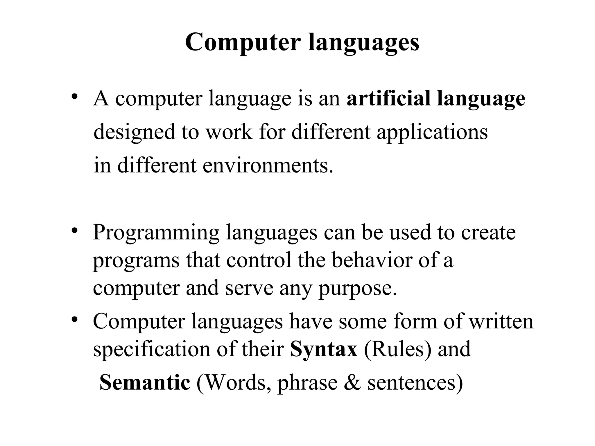 Cmp104 lec 6 computer lang | PPT
