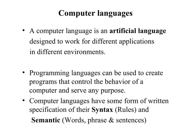 Cmp104 lec 6 computer lang | PPT