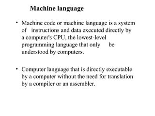 Cmp104 lec 6 computer lang | PPT