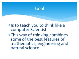 Cmp2412 programming principles | PPT