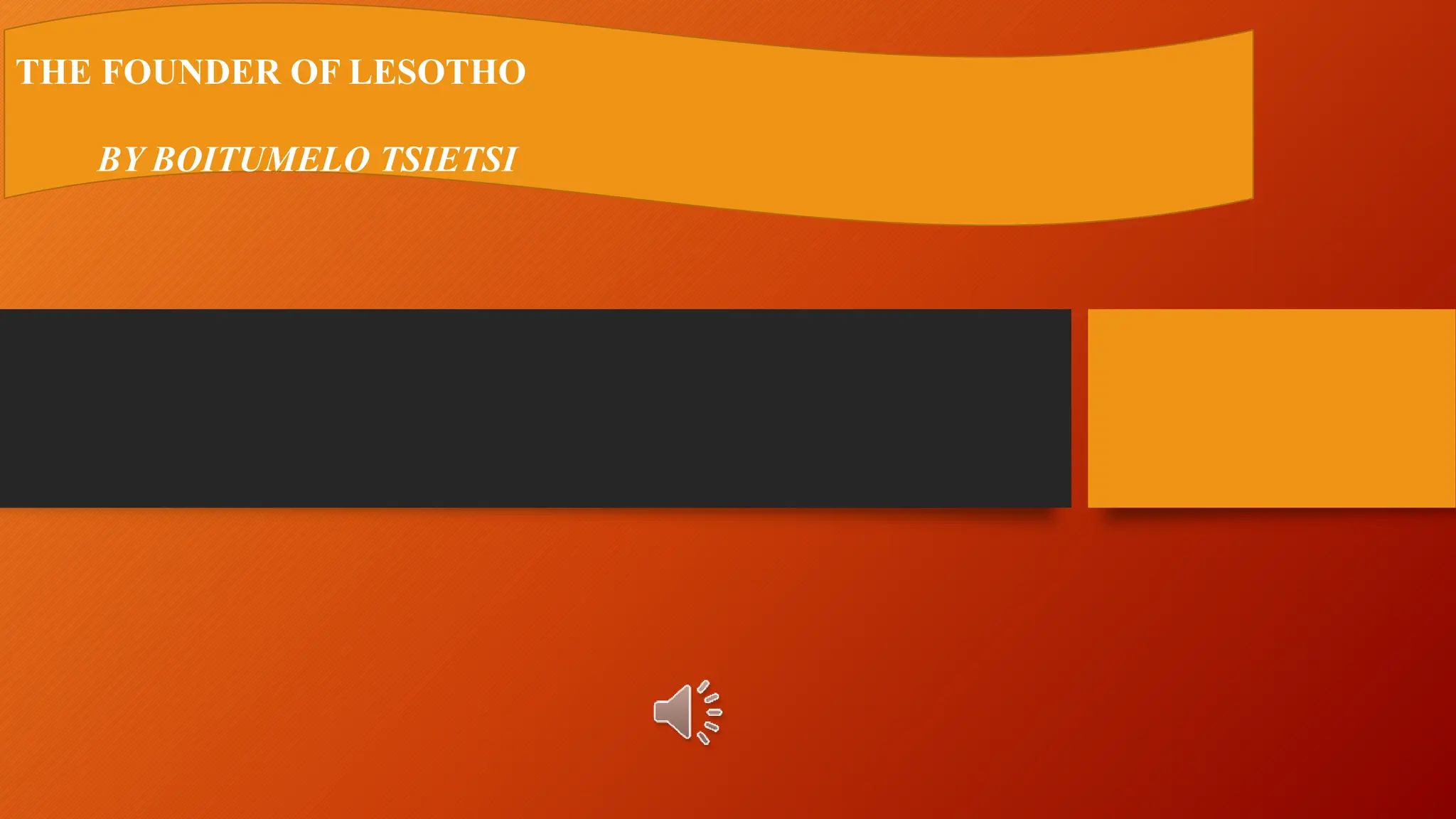 The leadership of Morena Moshoeshoe 1 and how he managed to build his ...