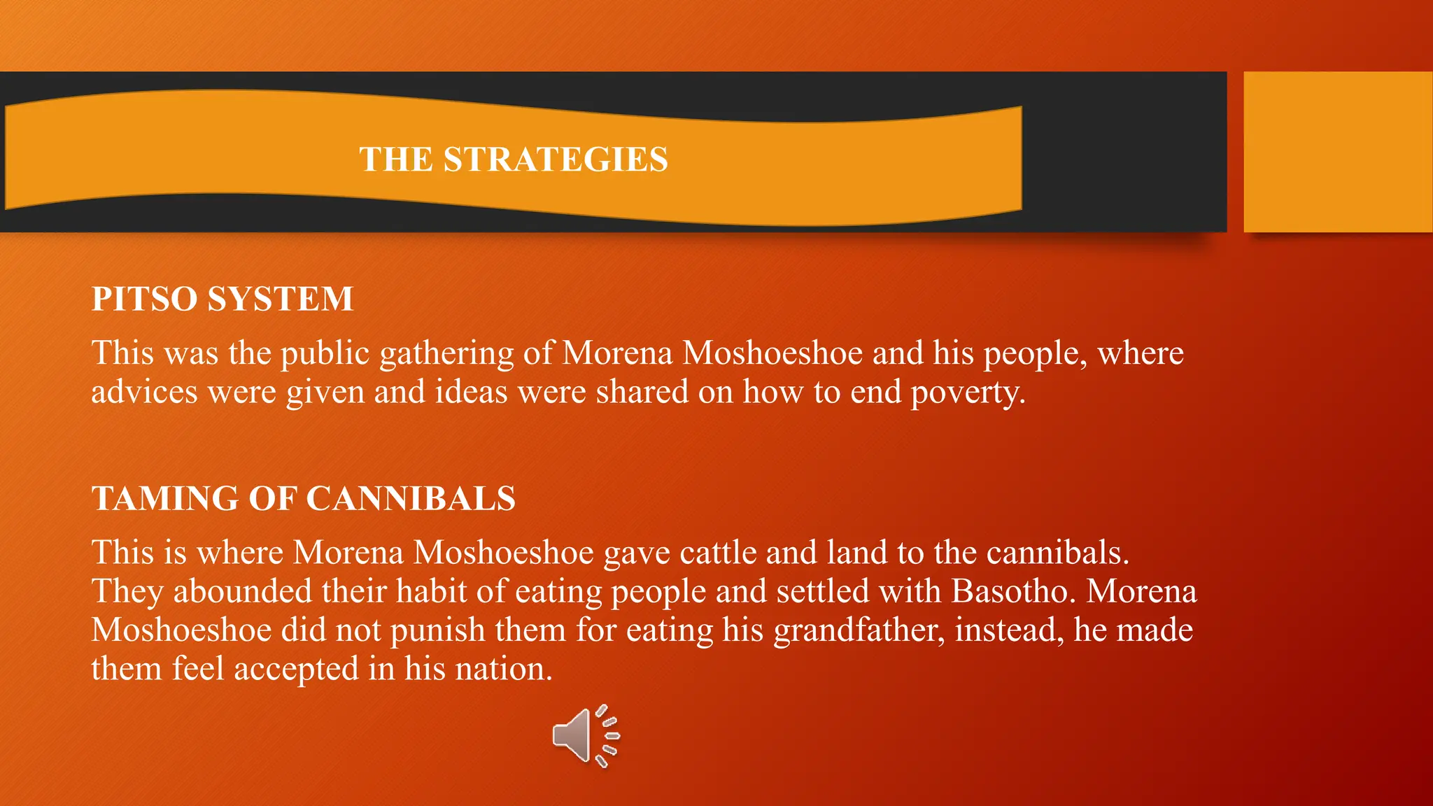 The leadership of Morena Moshoeshoe 1 and how he managed to build his ...