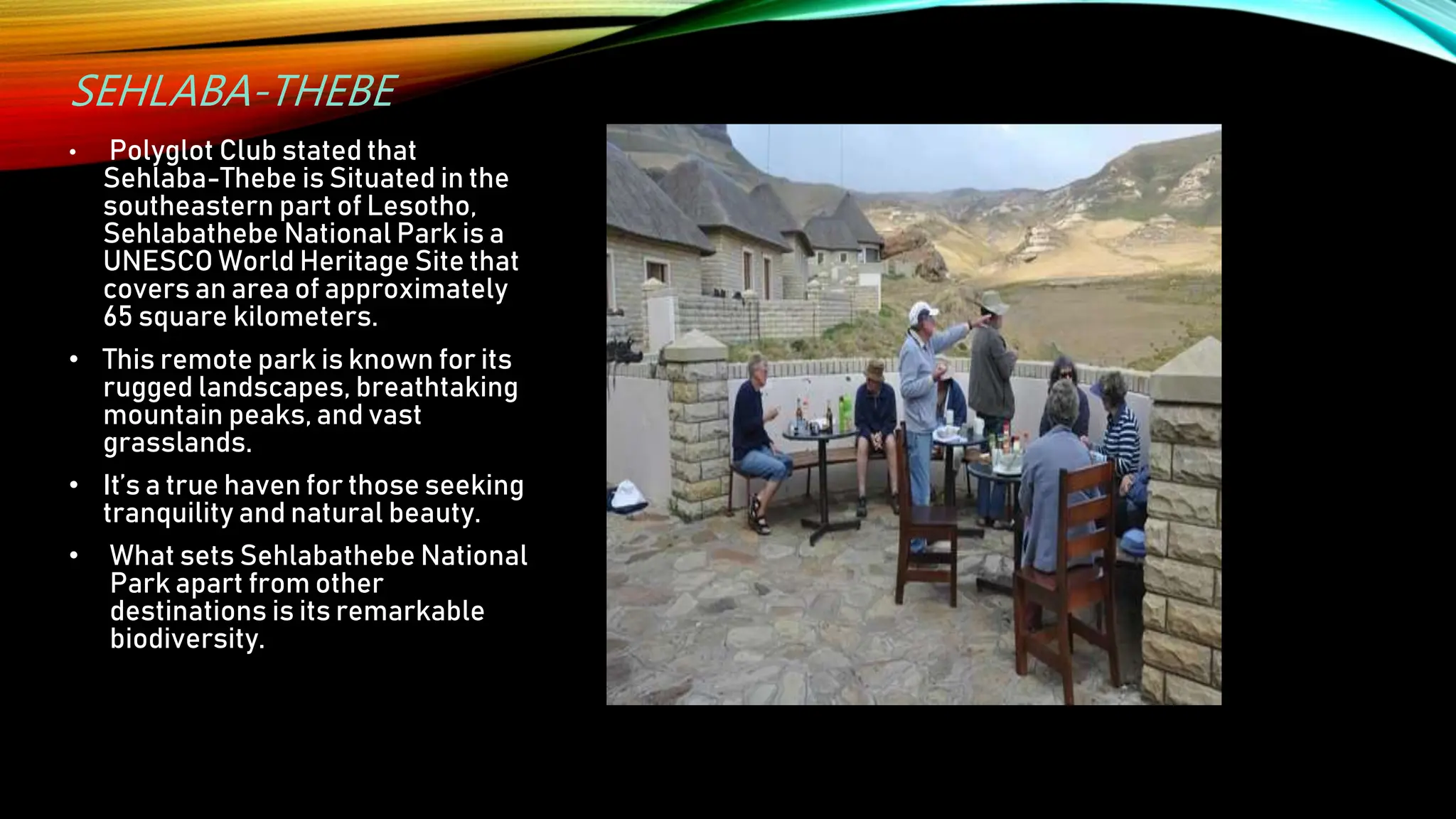 Overview of Lesotho 's natural beauty tourist attractions | PPTX