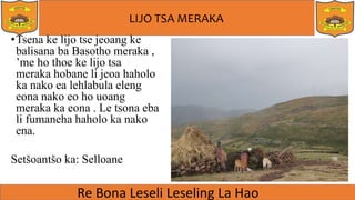 LIJO TSA MERAKA | PPTX