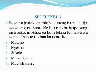 Lijo tsa Basotho | PPTX