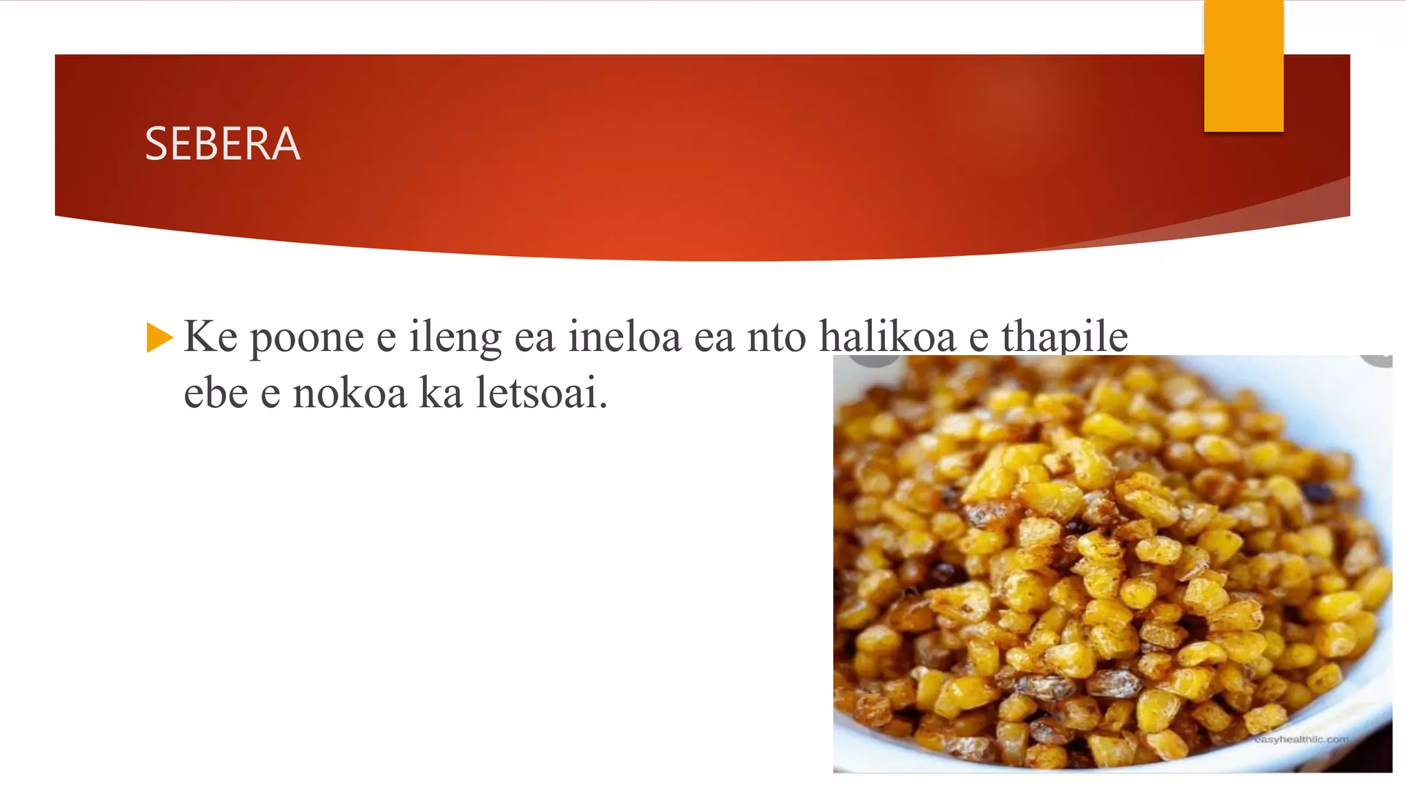 Lijo tsa Sesotho | PPTX