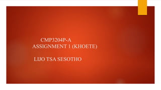 Lijo tsa Sesotho | PPTX