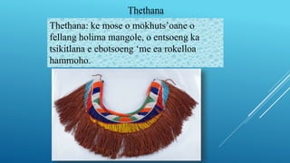 MEAPARO EA BASOTHO | PPTX