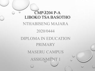 Liboko tsa Basotho | PPTX