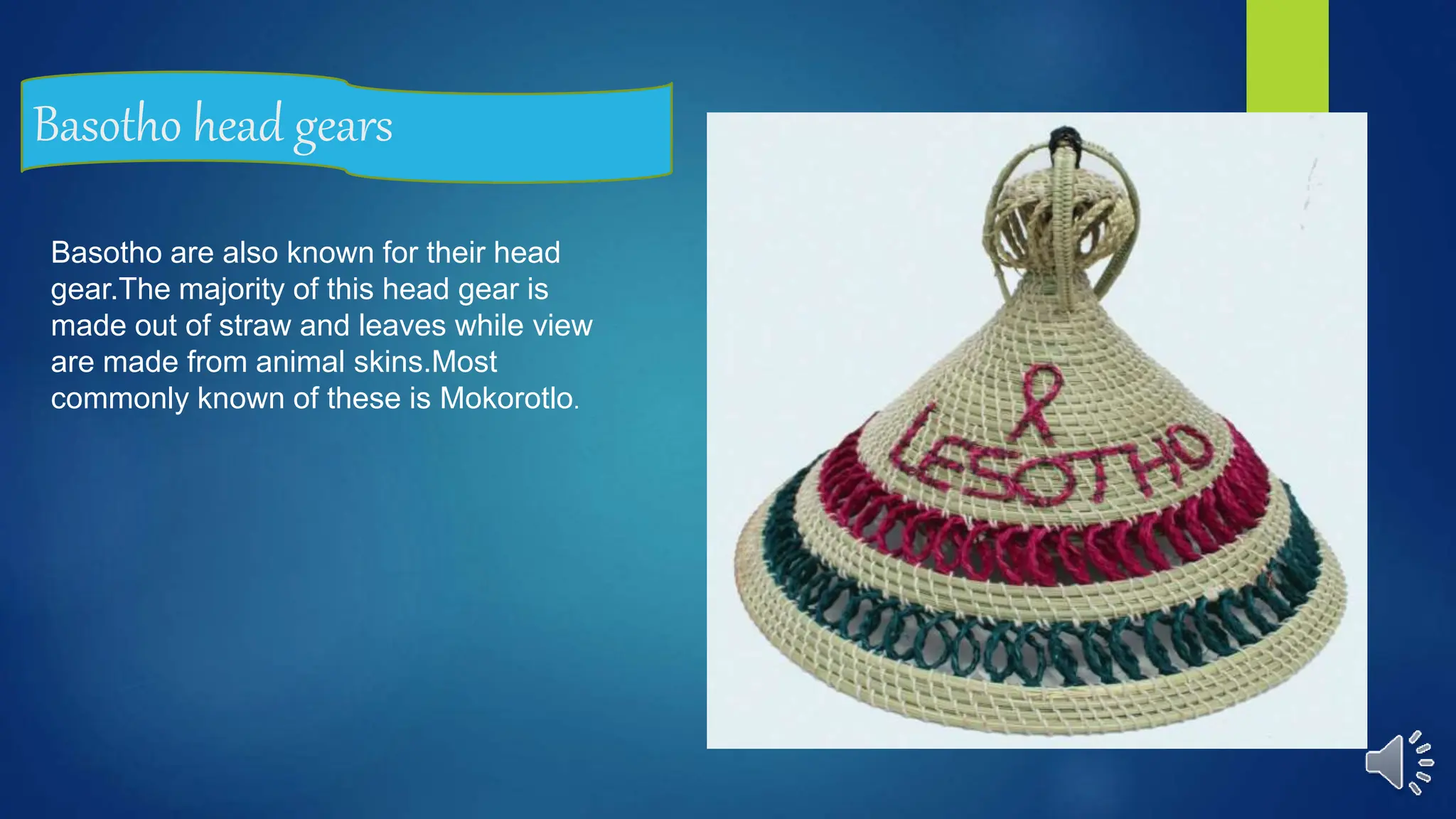 Basotho history, culture,attire and food | PPTX