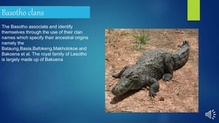 Basotho history, culture,attire and food | PPTX