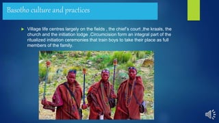 Basotho history, culture,attire and food | PPTX