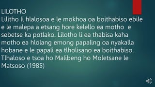 LILOTHO | PPTX
