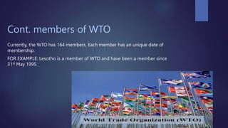 Information about WTO | PPT