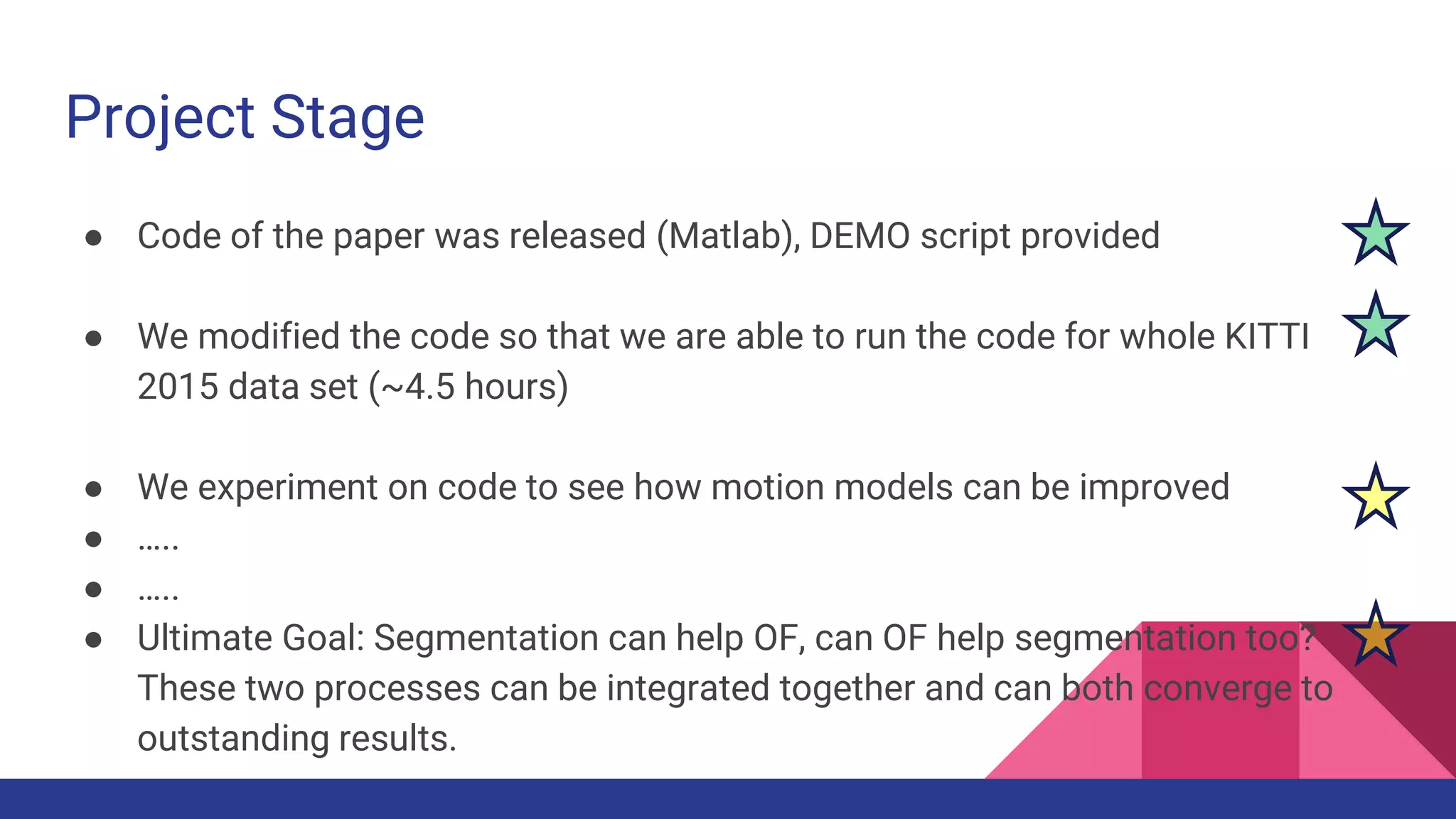 Optical Flow With Semantic Segmentation And Localized Layers Ppt