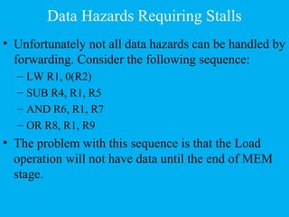 Pipelining & All Hazards Solution | PPT