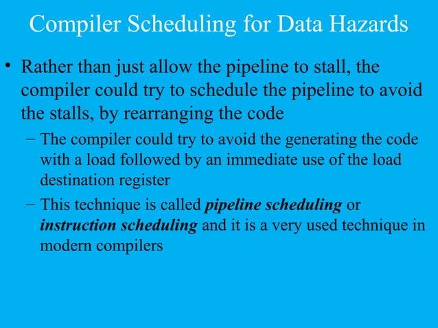 Pipelining & All Hazards Solution | PPT | Programming Languages | Computing
