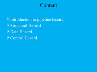 Pipelining & All Hazards Solution | PPT