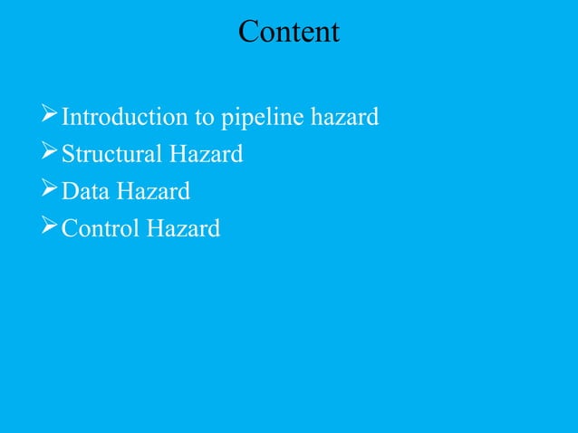 Pipelining & All Hazards Solution | PPT | Programming Languages | Computing