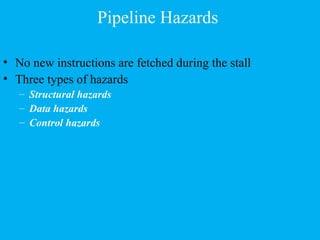 Pipelining & All Hazards Solution | PPT