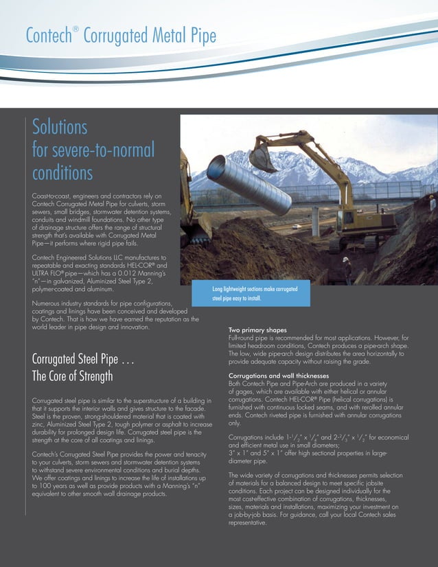 CMP Solutions by Contech | PDF