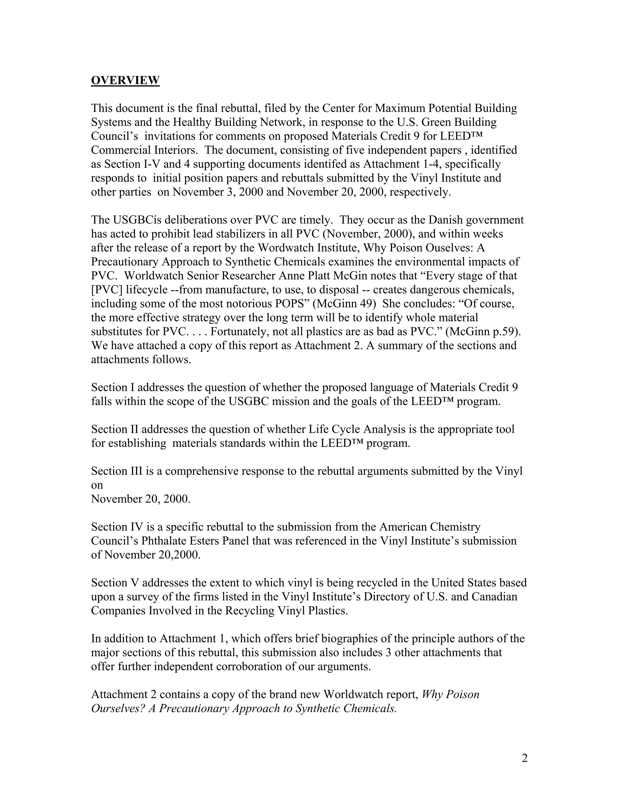 The Environmental Health Impacts of Polyvinyl Chloride (PVC) Building ...