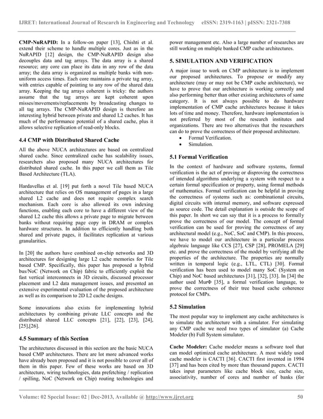 Cmp cache architectures a survey | PDF