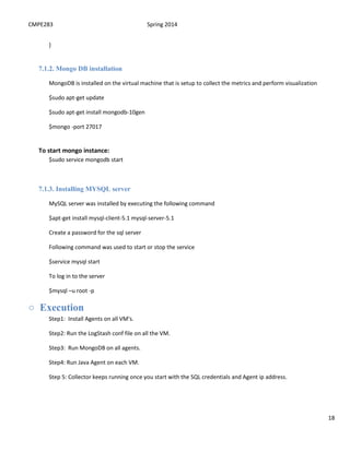 Large scale virtual Machine log collector (Project-Report) | DOCX | Databases | Computer ...