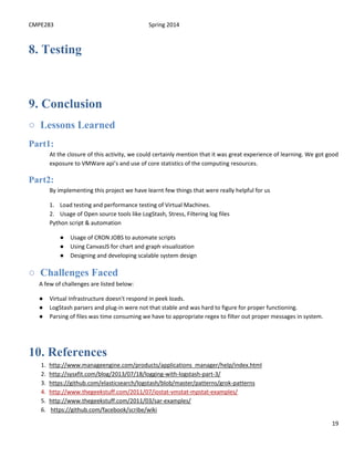 Large scale virtual Machine log collector (Project-Report) | DOCX | Databases | Computer ...
