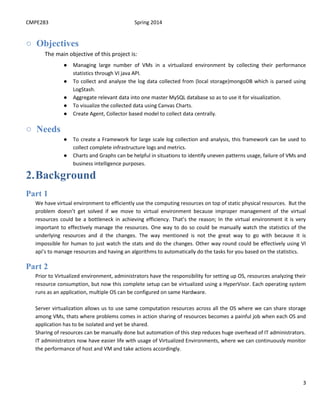 Large scale virtual Machine log collector (Project-Report) | DOCX | Databases | Computer ...