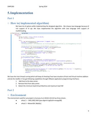 Large scale virtual Machine log collector (Project-Report) | DOCX | Databases | Computer ...